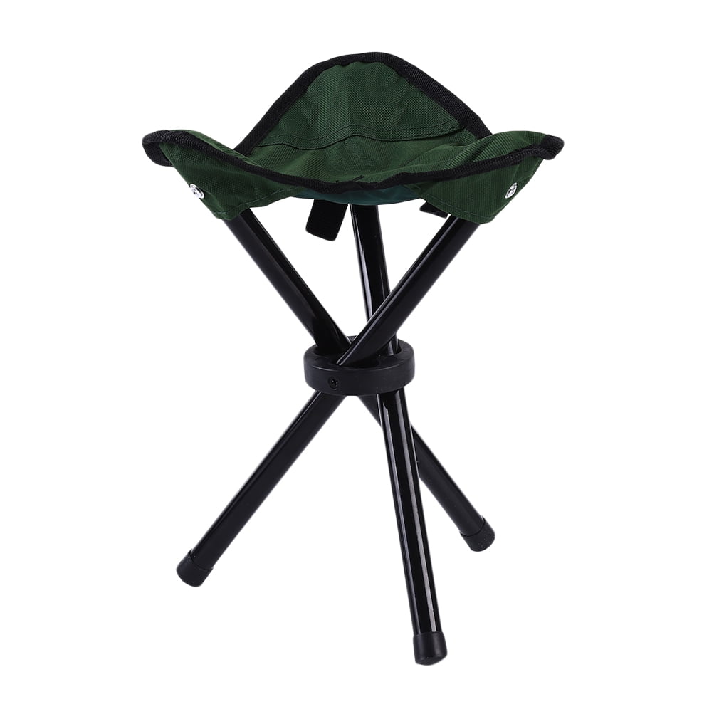 Picnic Outdoor Camping Portable Folding Chair Iron Foldable Three ...