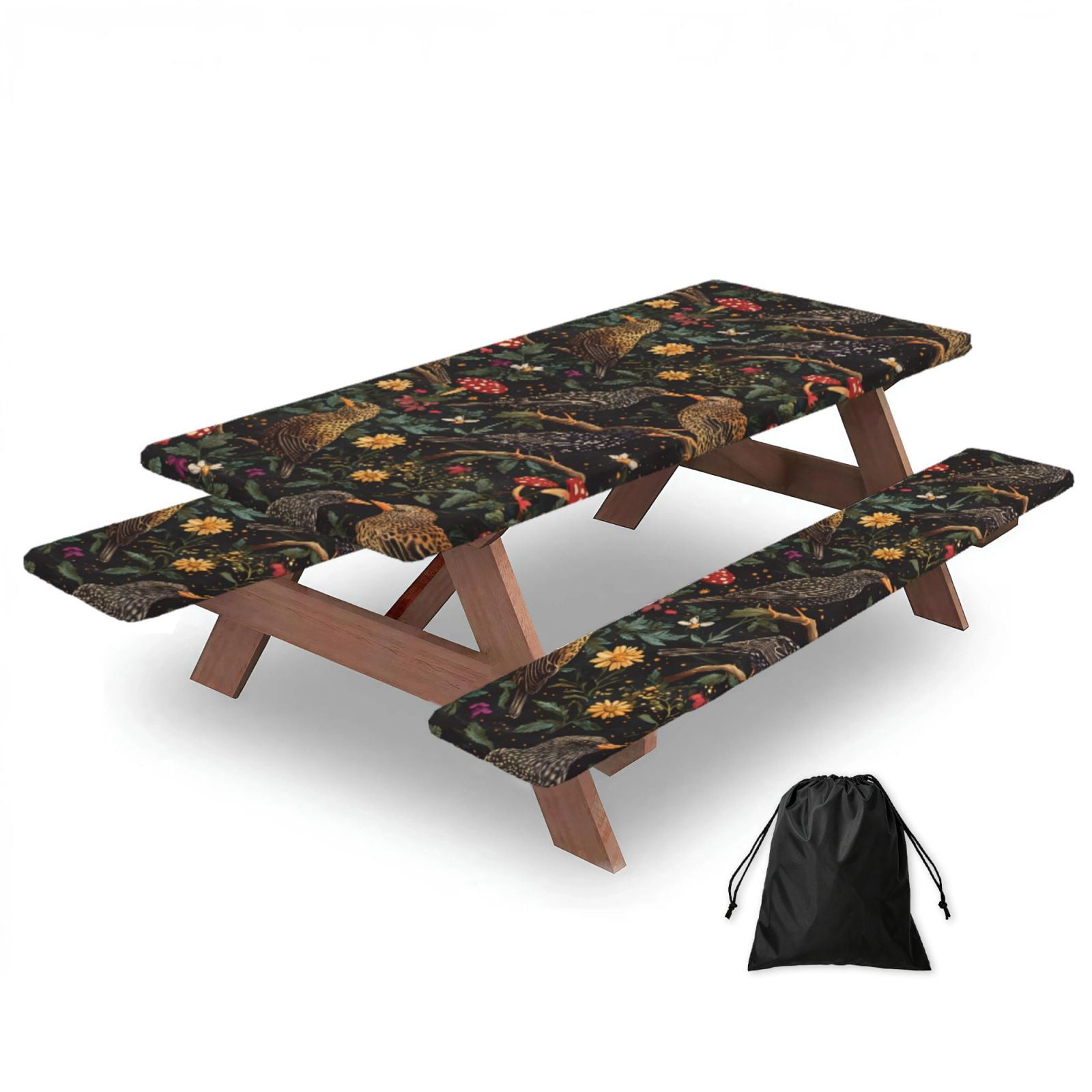 Picnic Table Cover 72in Light Wear Resistant Wrinkle Easy To Carry And ...