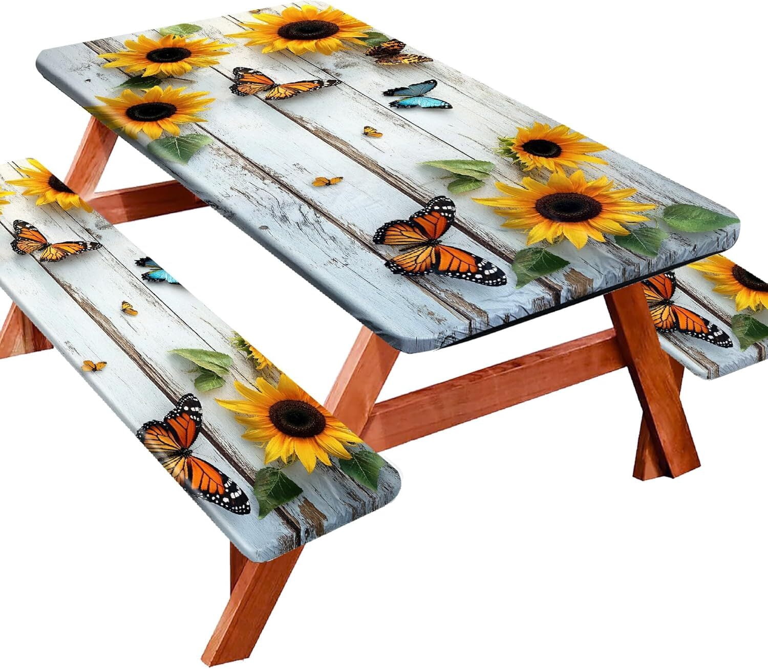 Picnic Table Cover with Bench Covers 60IN 5FT, Camping Essentials ...