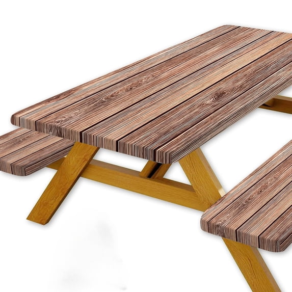 Picnic Table Cover with Bench Covers Camping Essentials Farmhouse ...