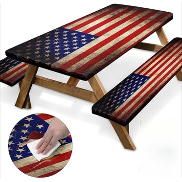 Picnic Table Cover with Bench Covers 60IN 5FT, Camping Essentials ...