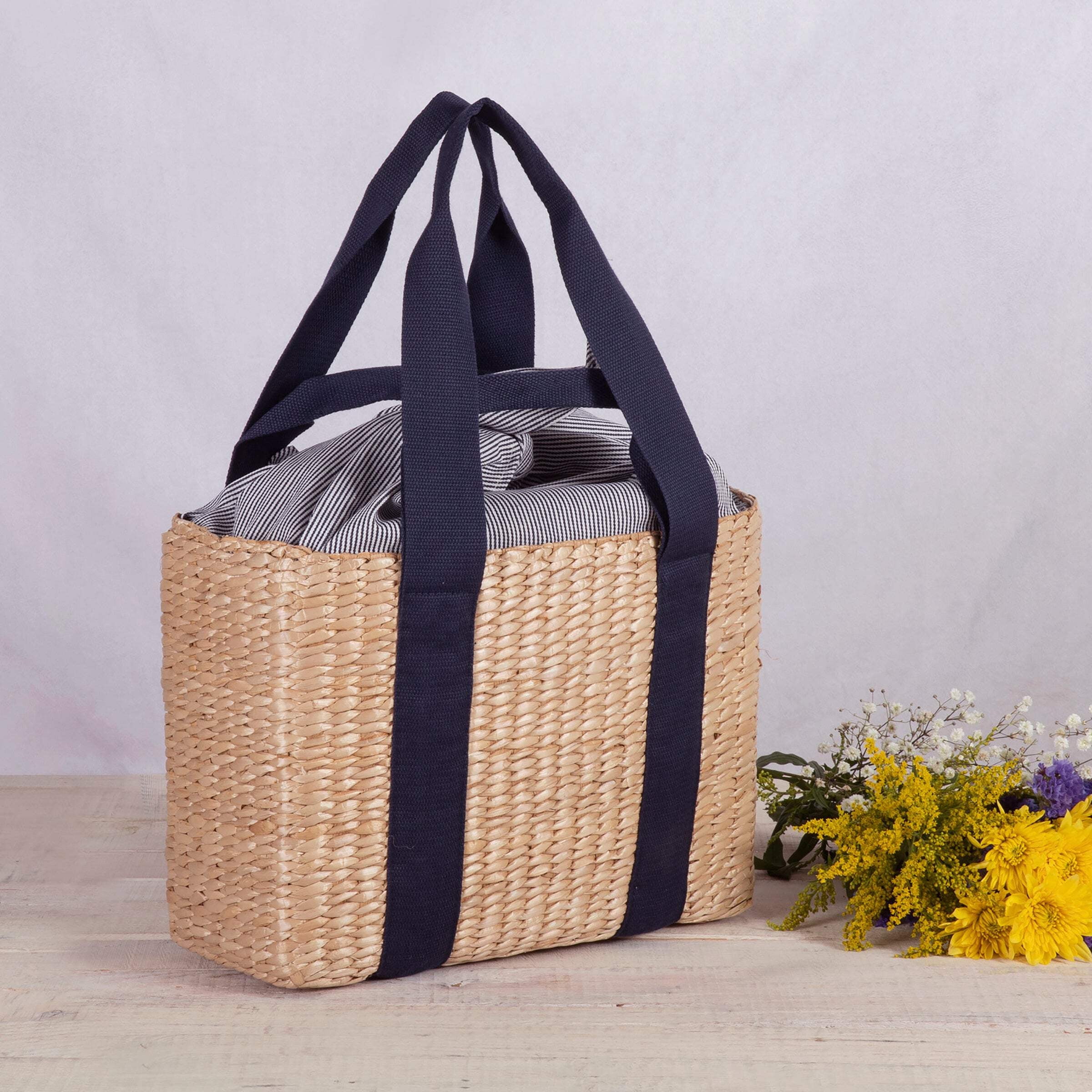 Picnic Time, Picnic Basket, 6.3 x 14.2 x 10.6, Beige - Walmart.com