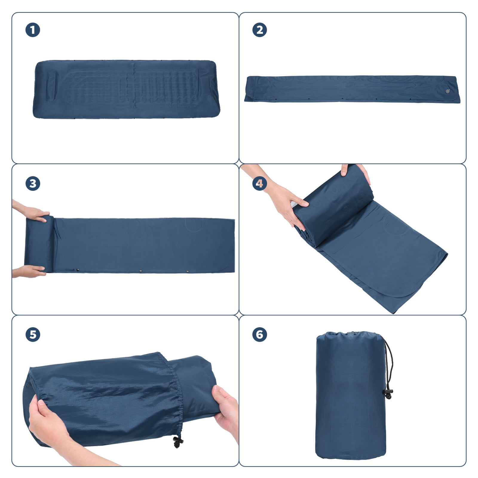 Picnic mat,Thick 4 Inch 4 Inch Pad With Built-in Pump Inflatable Pad ...