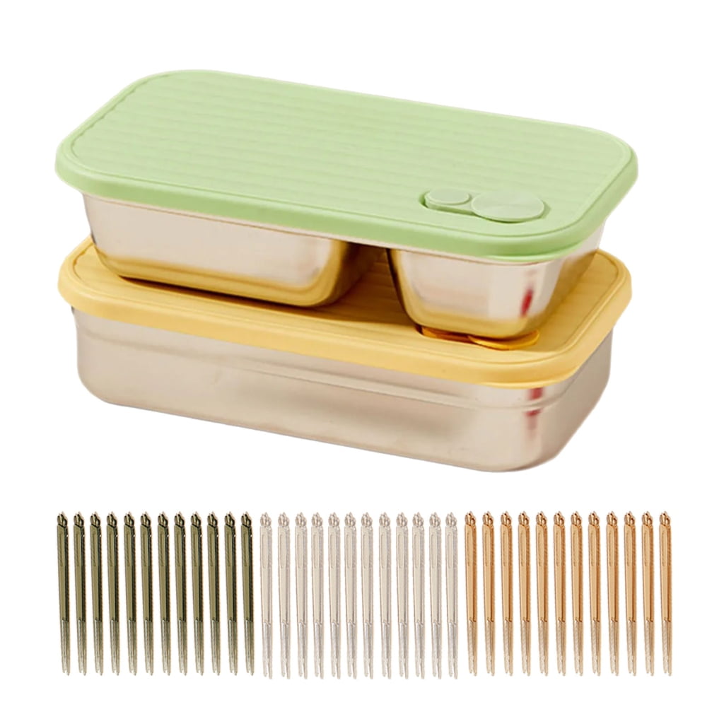 Picnics Lunchbox Stainless Steel Food Container for Camping and Office ...