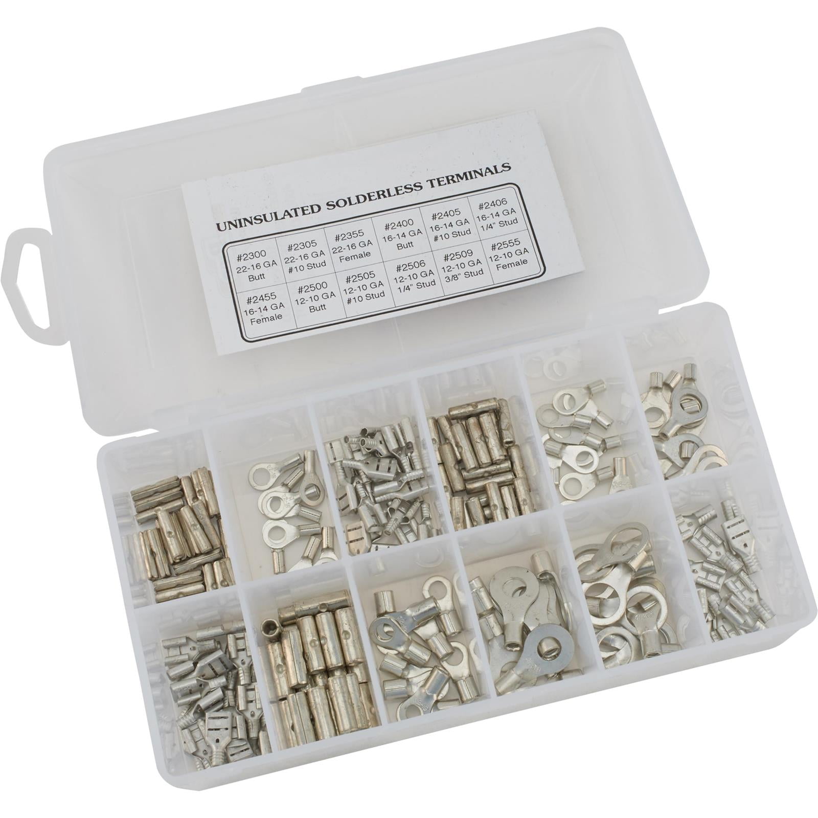 Pico 0002-U Uninsulated Terminal Kit, 185 Piece - Walmart.com