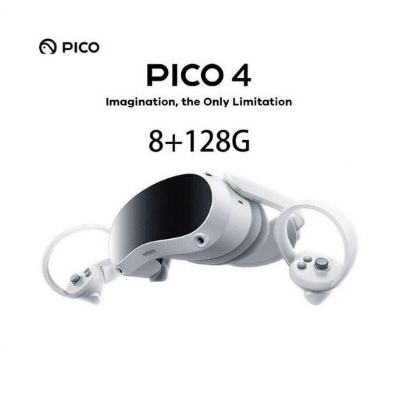 Pico 4 Standalone 128GB Virtual Reality Headset with 4K+ Super-Vision Display - Walmart.com