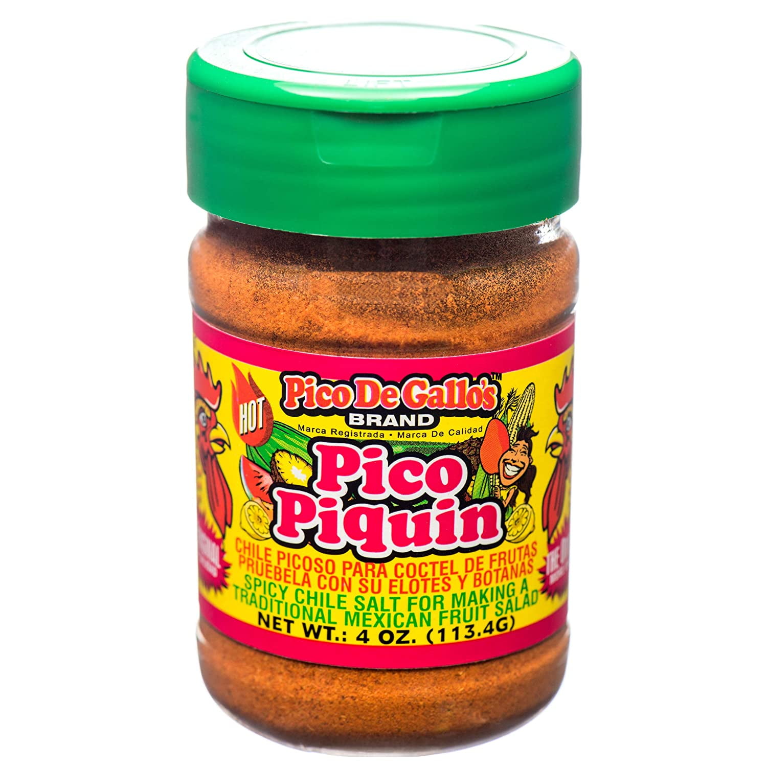 Pico De Gallo's Pico Piquin Hot Chile & Salt Seasoning (1 x 4 oz ...