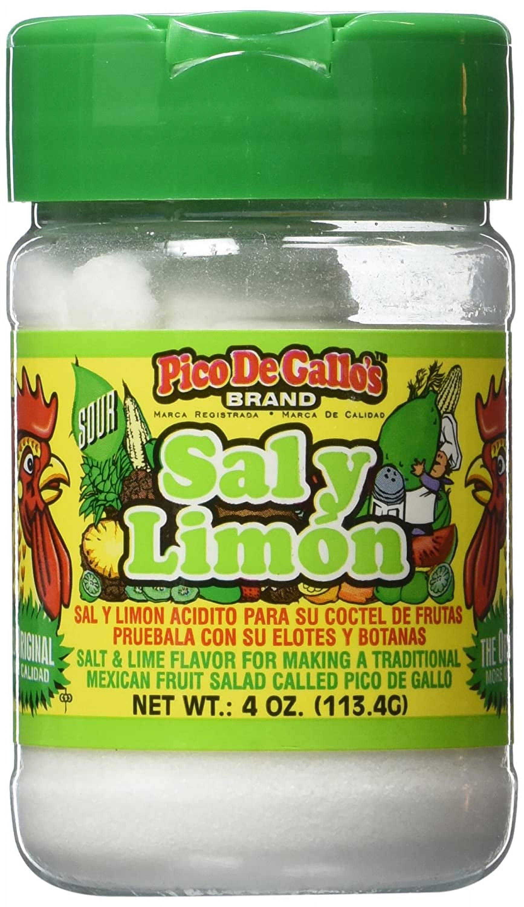Pico De Gallo, Sal Y Limon seasoning, 4 oz jar, Tangy Lime Salt ...