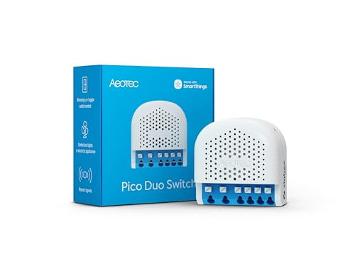 Pico Duo Switch - Zigbee | 2 x 8A Smart Double Relay Switch with Power ...