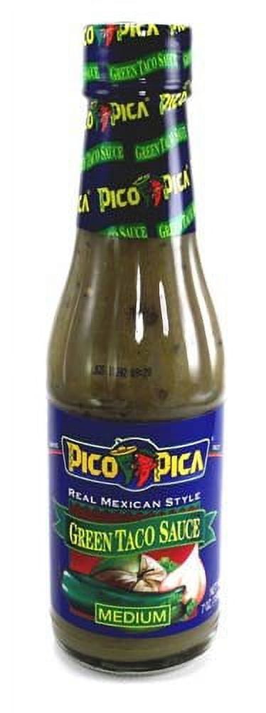 Pico Pica Green Taco Sauce Medium 7 oz (Pack of 3) - Walmart.com