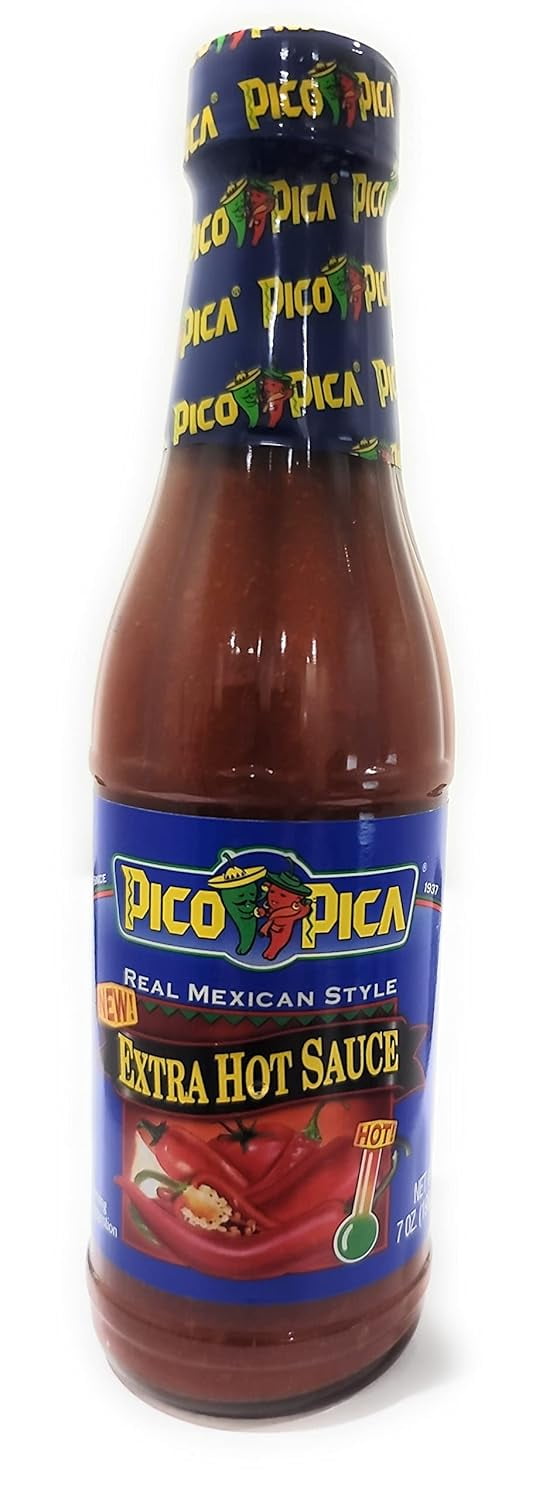 Pico Pica Mexican Extra Hot Sauce, 7 oz (Pack of 3) - Walmart.com