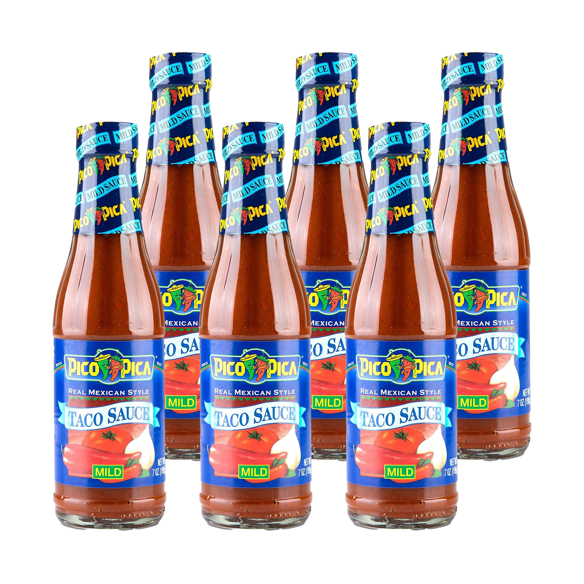 Pico Pica Taco Sauce (Mild), 7 oz (Pack of 6) – Allergen-Free - Walmart.com