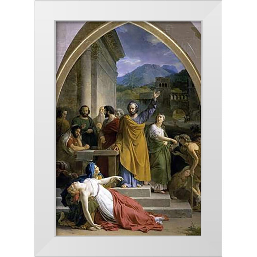 Picot, Francois Eduard 18x24 White Modern Wood Framed Museum Art Print ...