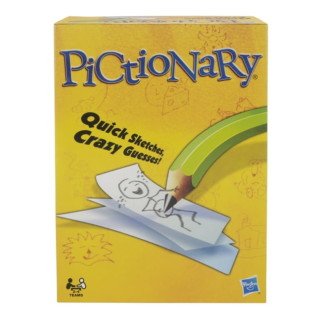 Pictionary Board Game, for 3 or More Players, Ages 12 and Up - Walmart.com