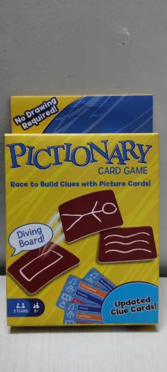 Pictionary Card Game, Makes a Great Gift for Kid, Family or Adult Game ...
