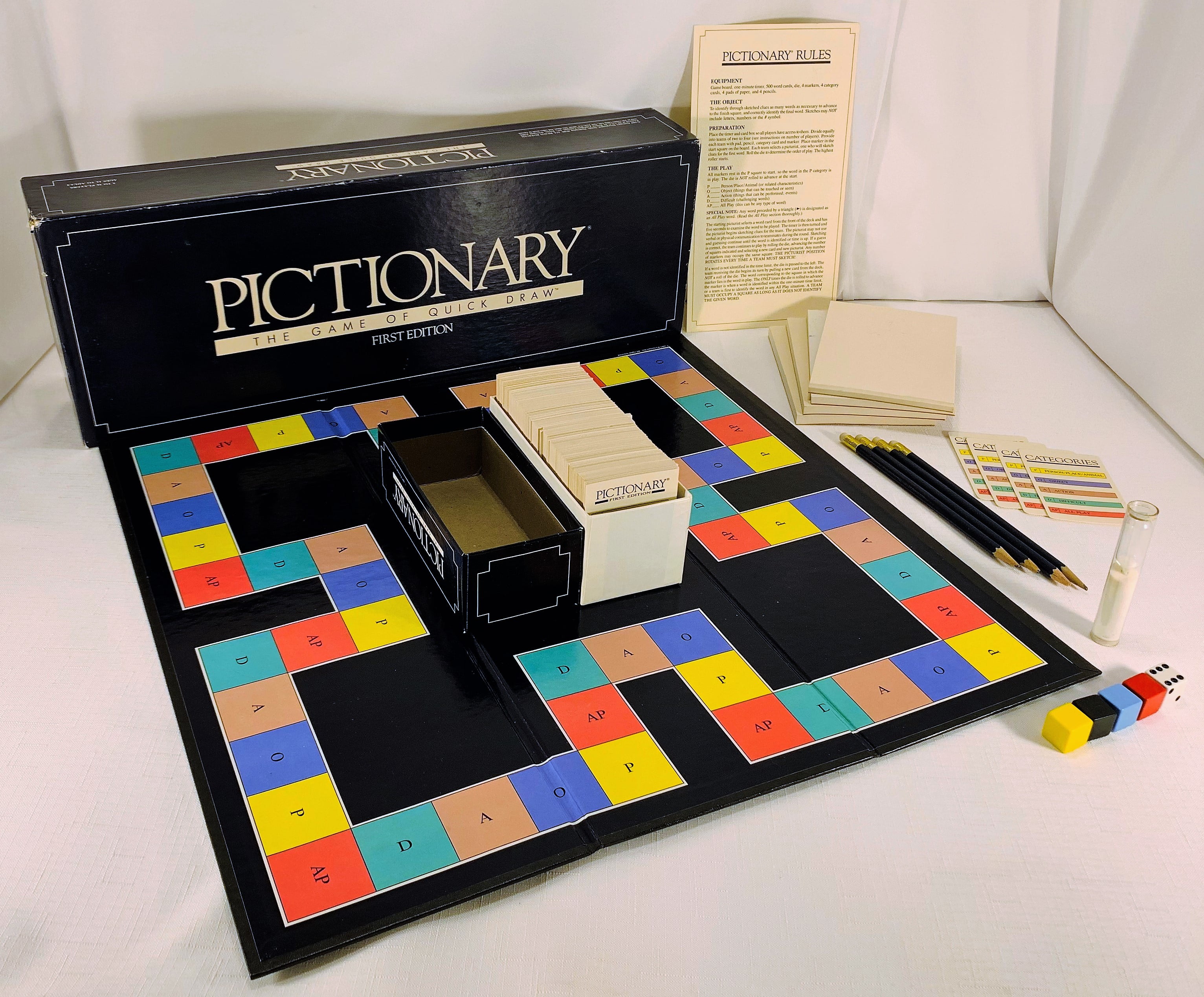 Pictionary Game 1st Edition - 1985 - Very Good Condition - Walmart.com