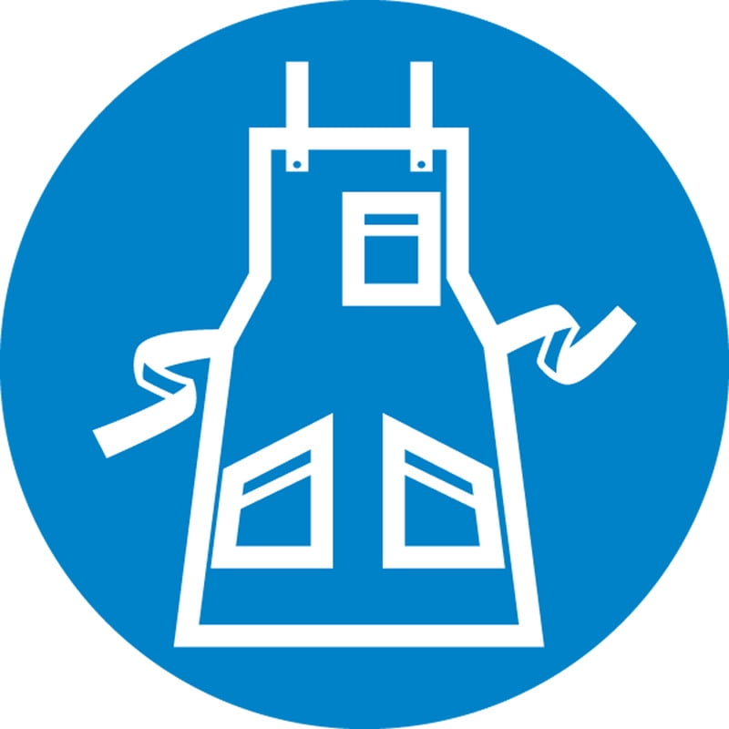 Pictogram Safety Labels 12 Inch Aluminum Uv Ink Printed For House And ...