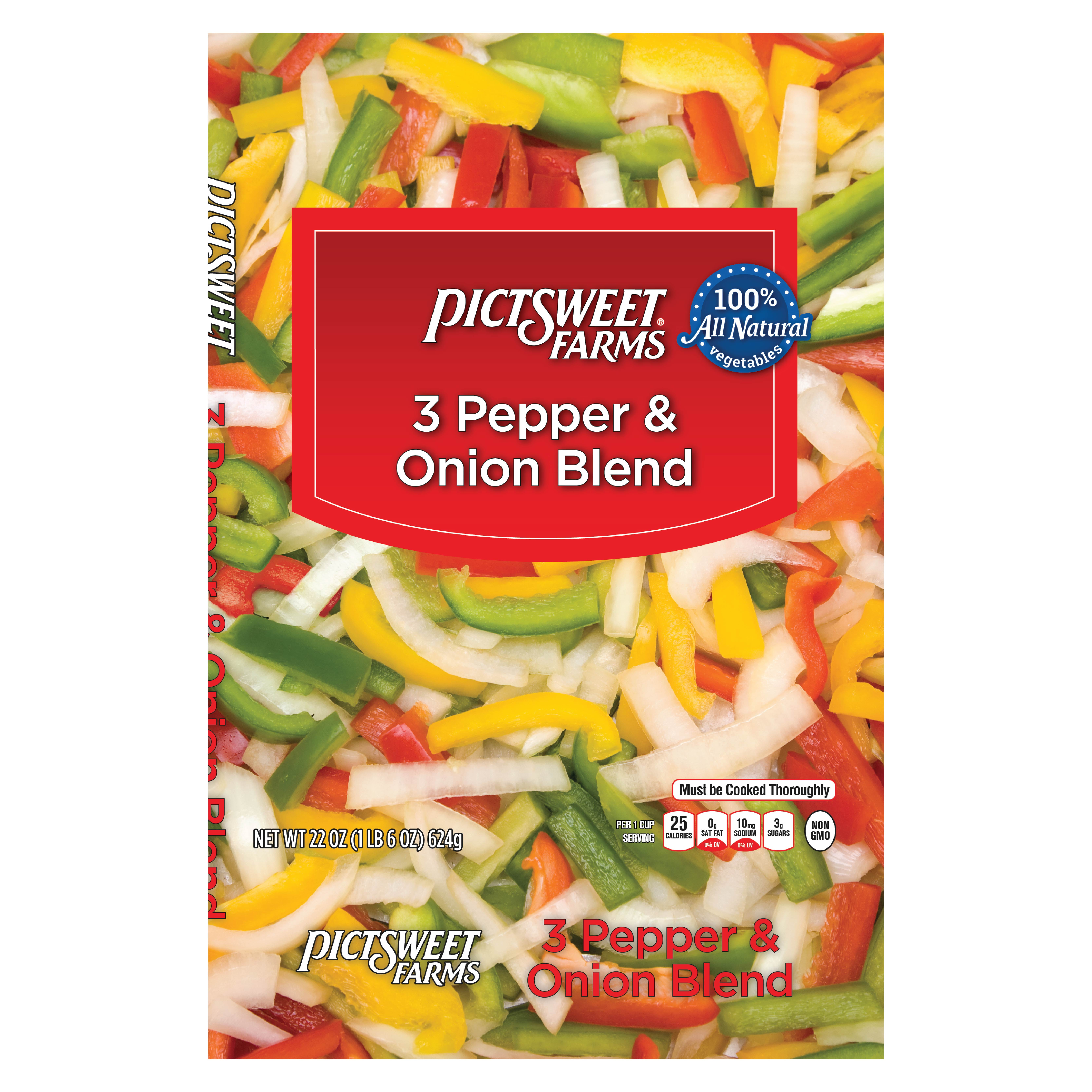 Pictsweet Farms Frozen 3 Pepper & Onion Blend, 22 oz - Walmart.com