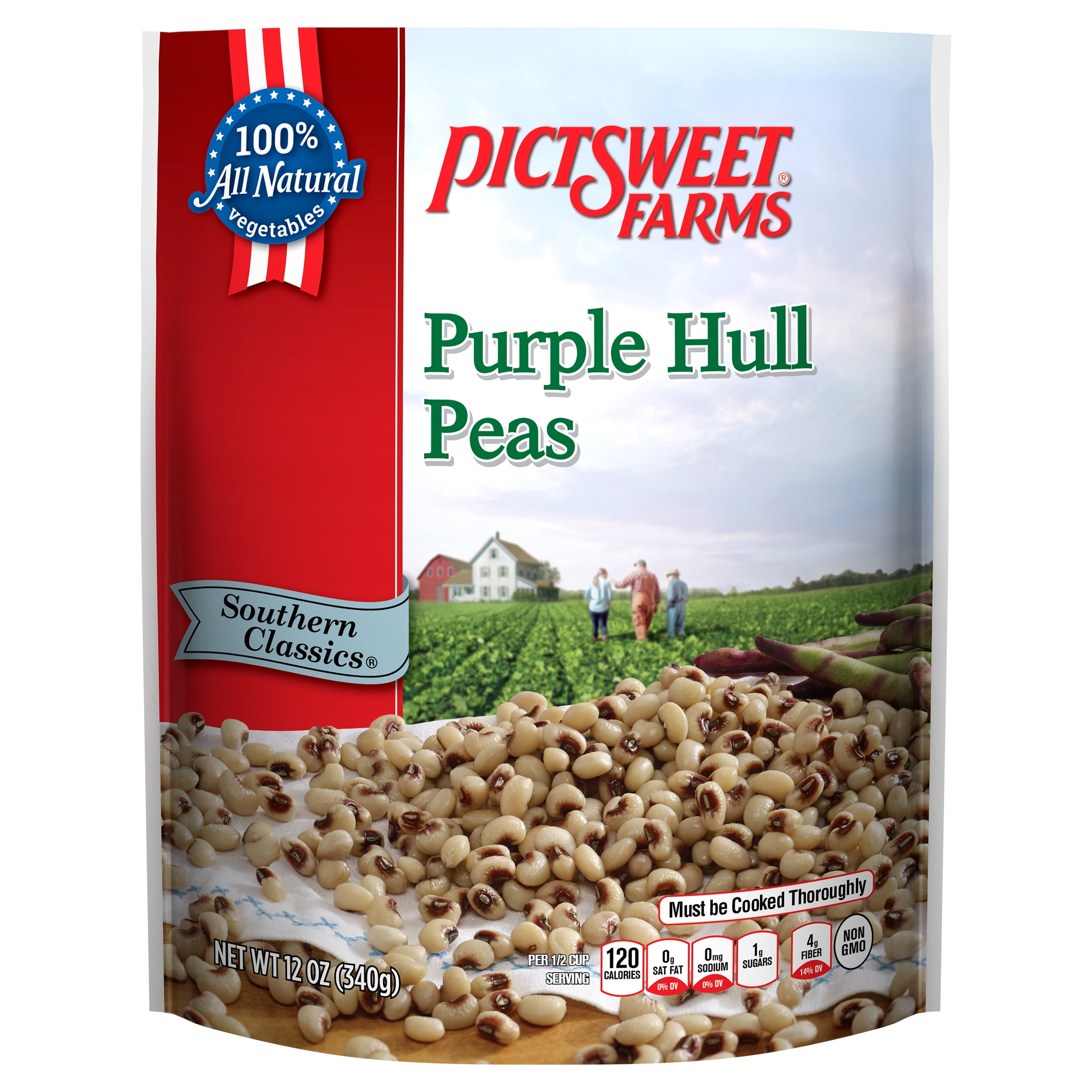Pictsweet Farms Purple Hull Peas, Southern Classics, Frozen Vegetables ...
