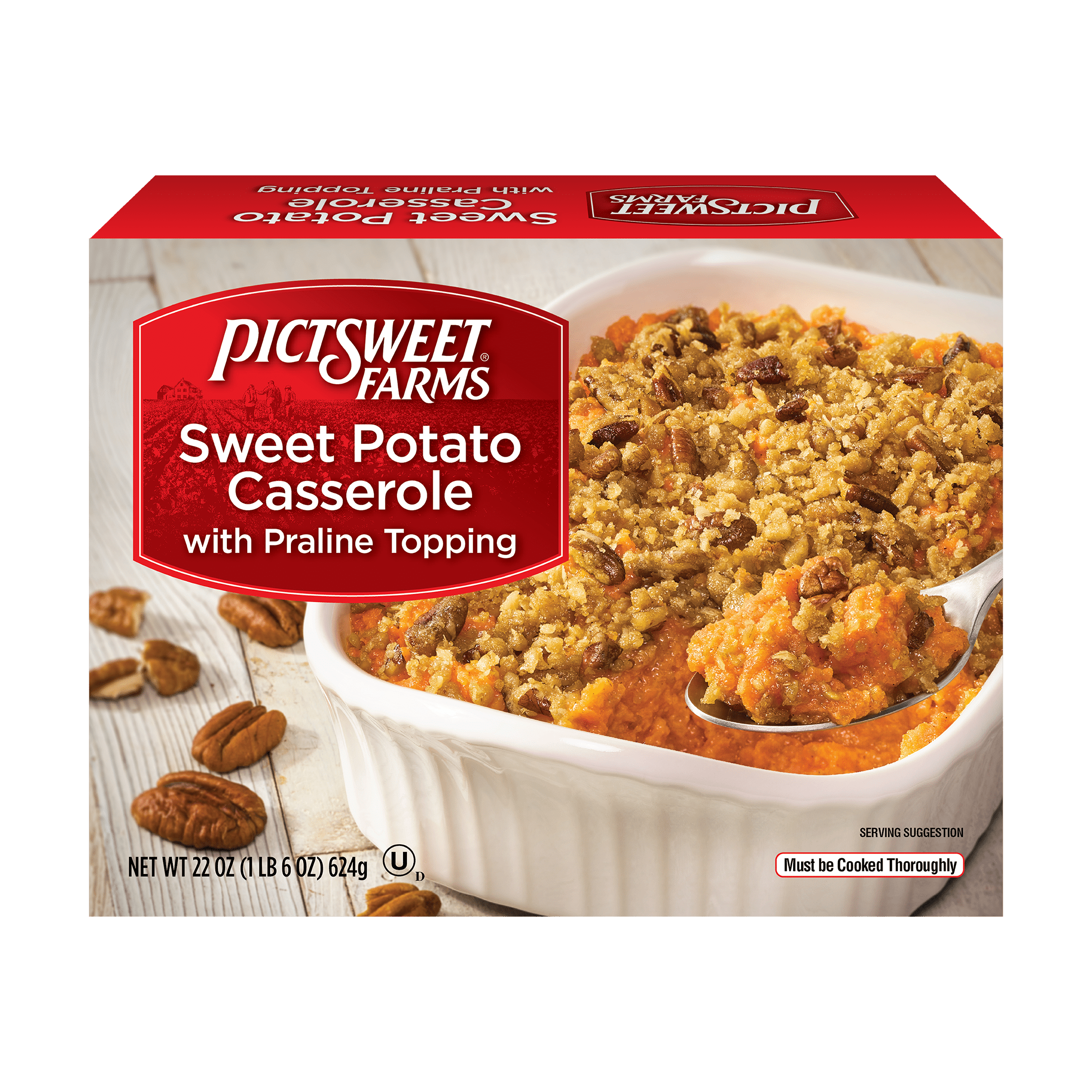 Pictsweet Farms Frozen Sweet Potato Casserole with Praline Topping, 22 ...