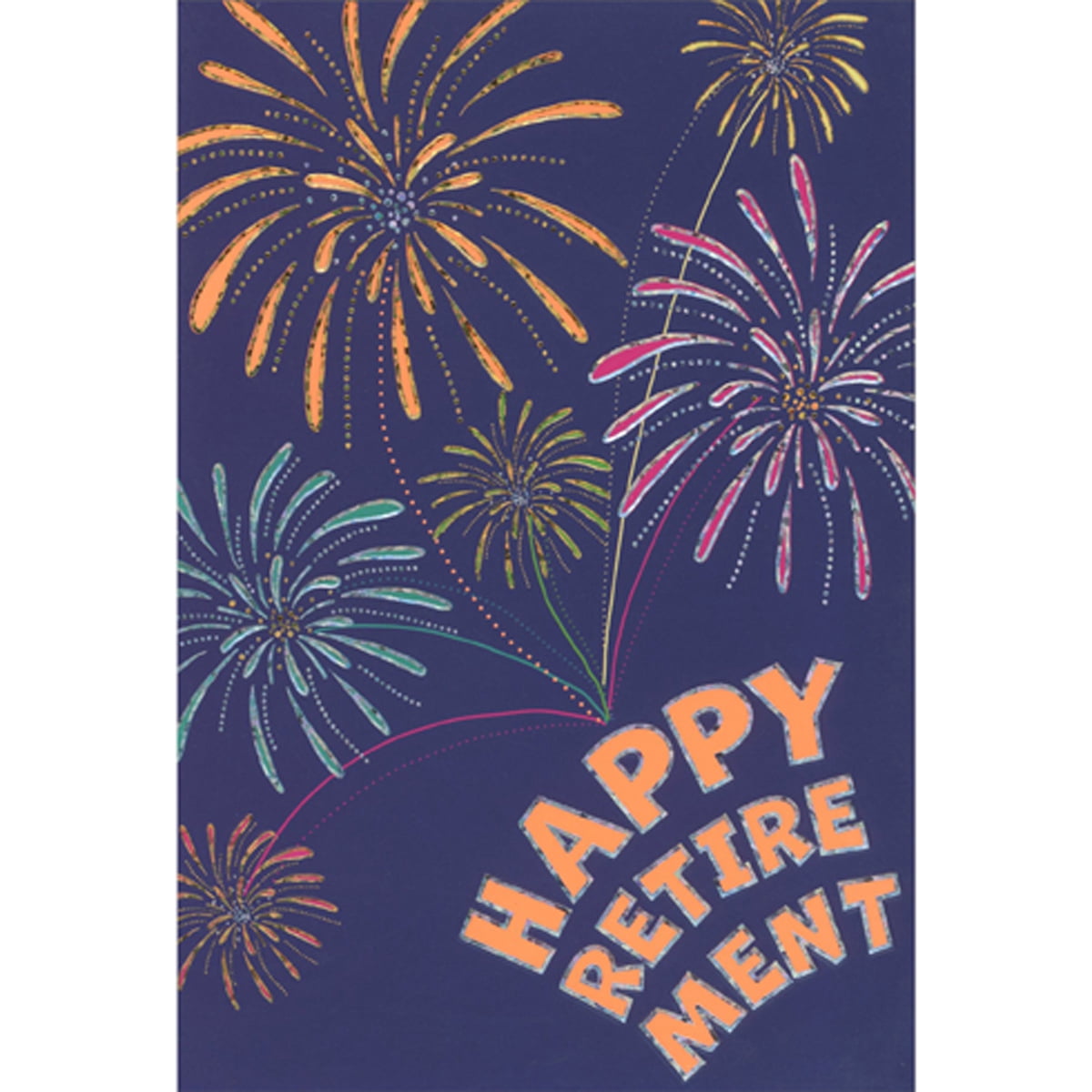 Pictura Colorful Fireworks with Holographic Silver and Gold Foil ...