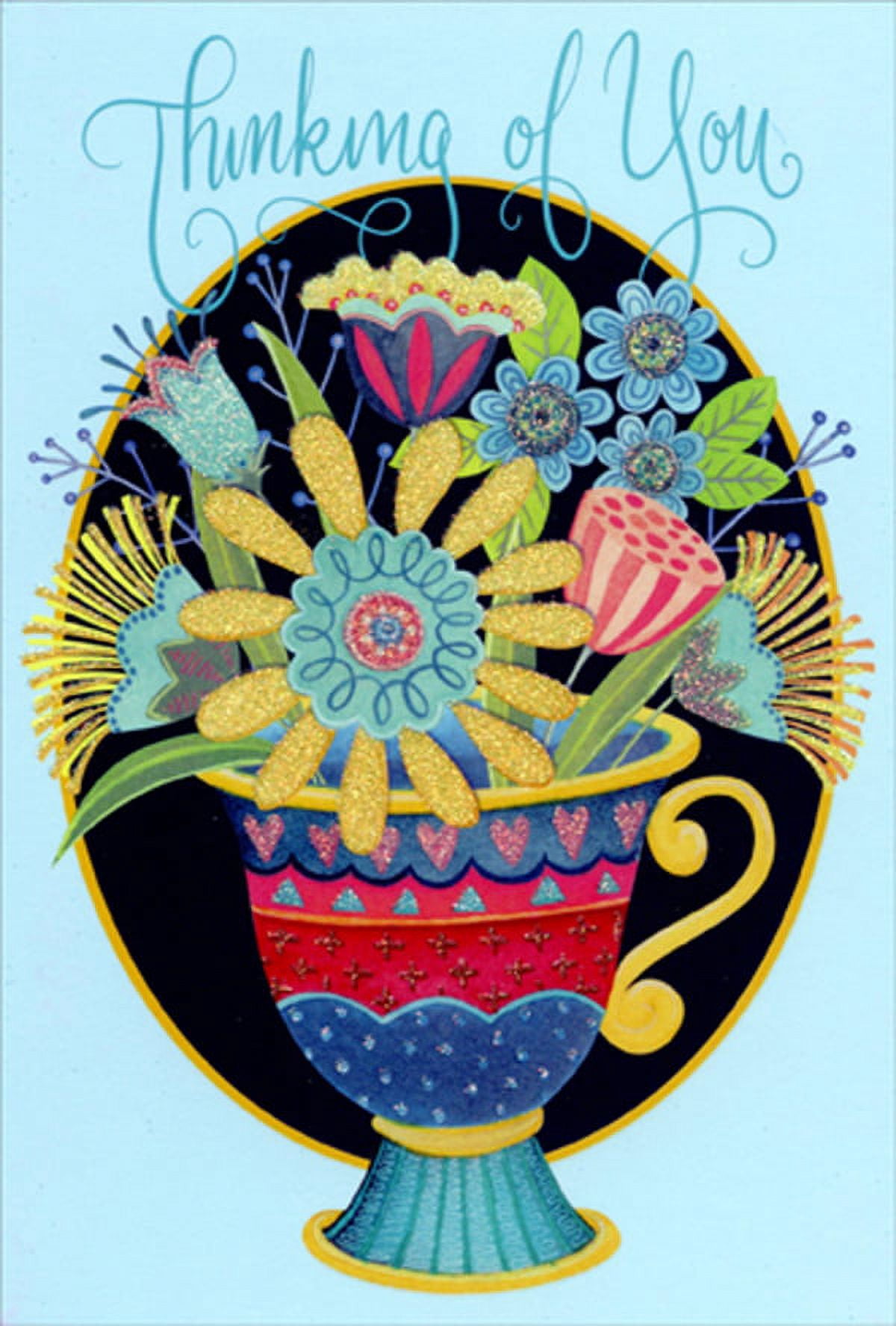 Pictura Thinking of You Teacup Bouquet Nicole Tamarin Patchwork ...