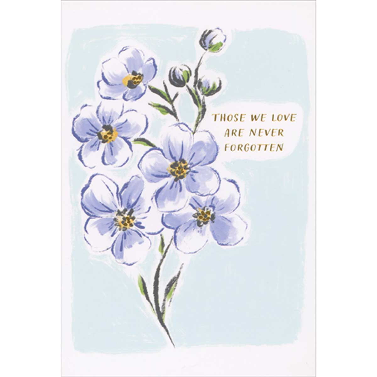 Pictura Those We Love Are Never Forgotten: Lavender Forget Me Nots ...