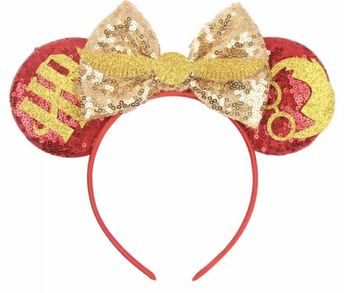 Picture 1 of 2 Minnie Mickey Mouse Ears headband Universal Studio Harry ...