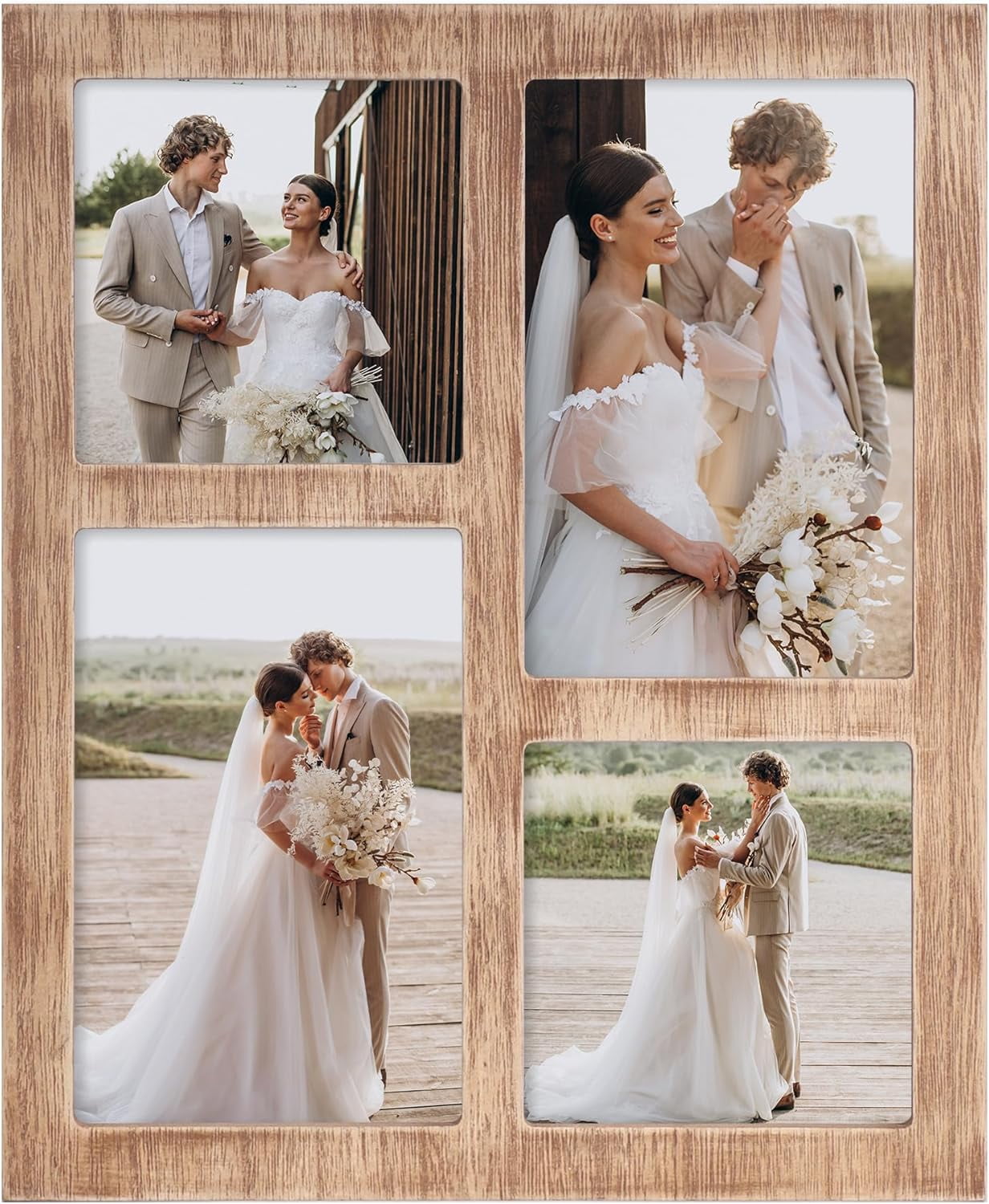 Picture Frame Collage 4x6 and 4x4 Photos Display, 4x6 Multiple Photo ...