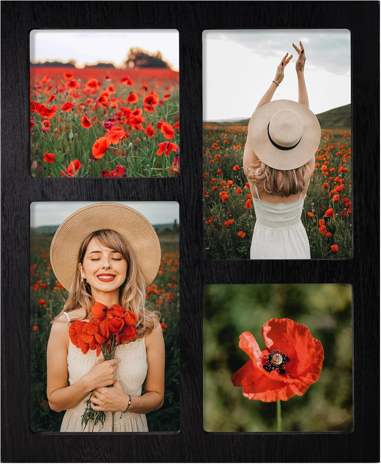 Picture Frame Collage 4x6 and 4x4 Photos Display, Multiple Photo Frames ...