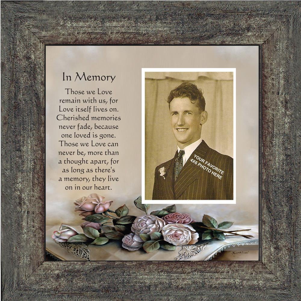 Picture Frame In Memory of a Loved One, Condolence or Sympathy Gift ...