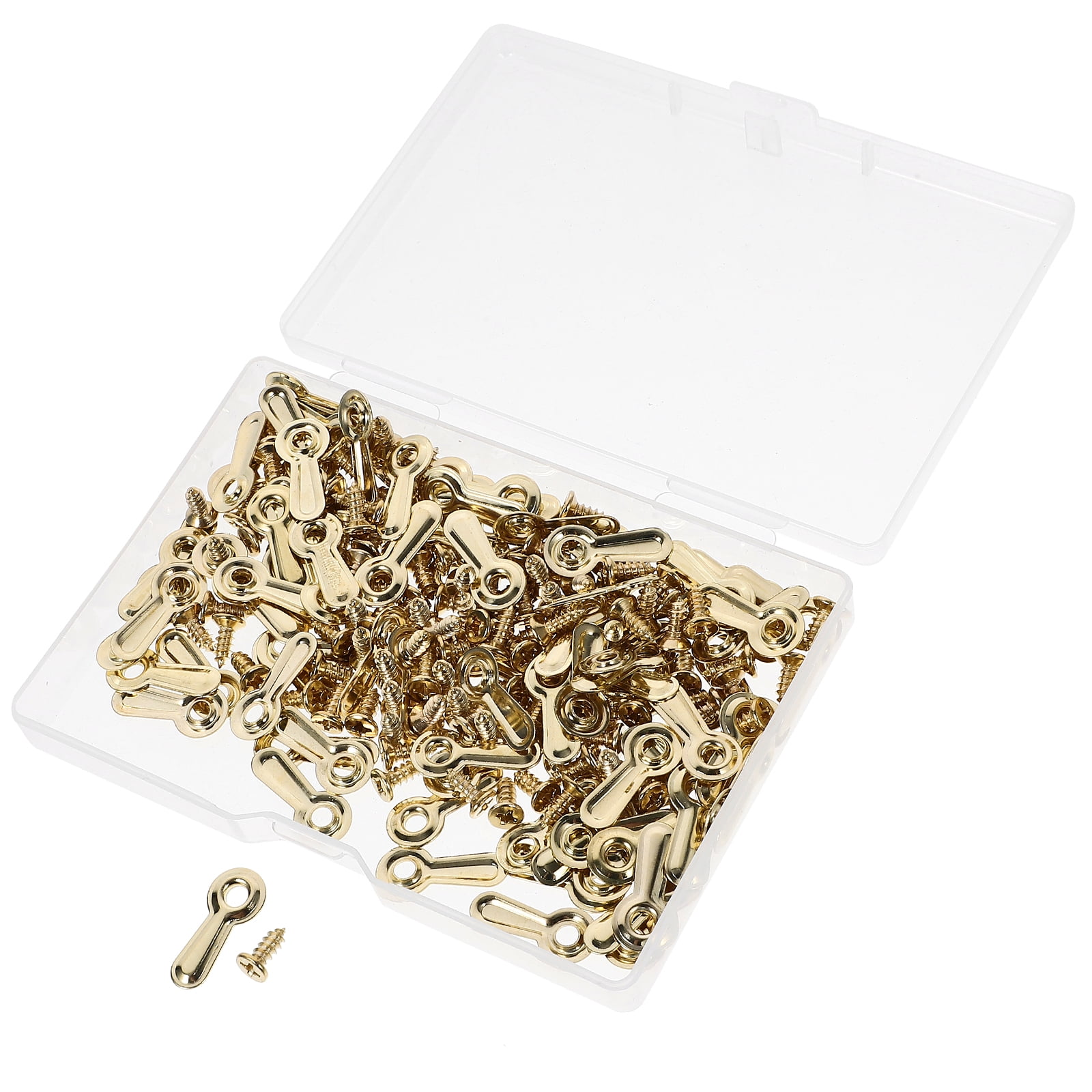 Golden Photo Frame Backing Clips Iron Buckle Turn Button Set for ...