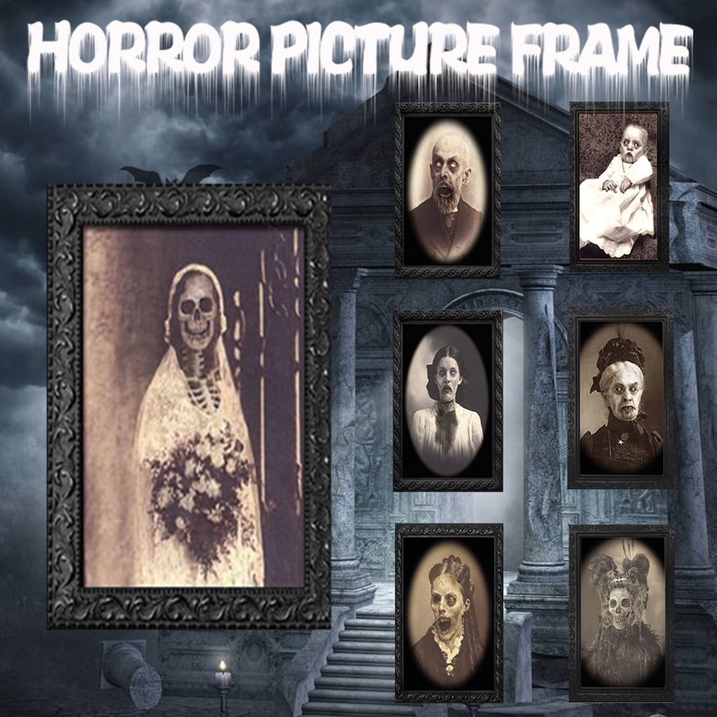Picture Frame Lenticular 3D Changing Face Scary Portraits Haunted ...
