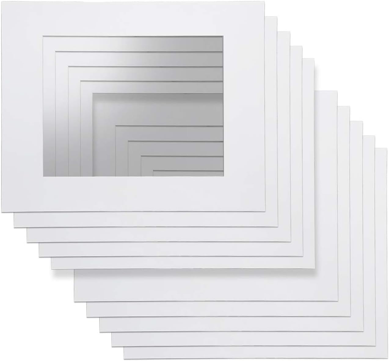 Picture Frame Mats,16x20" White Picture Mats,Frame Mattes for 11x14 ...