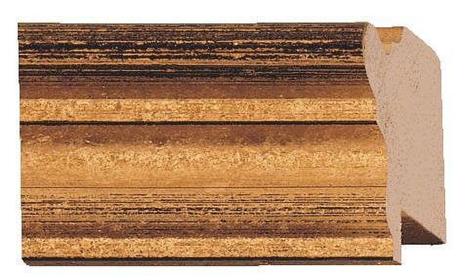 Picture Frame Moulding (Wood) 100Ft Bundle - Traditional Gold Finish ...