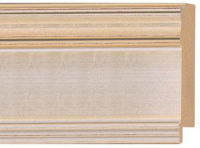 Picture Frame Moulding (Wood) 18Ft Bundle - Contemporary Silver Finish ...
