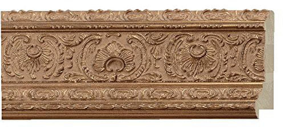 Picture Frame Moulding (Wood) 18Ft Bundle - Ornate Antique Gold Finish ...