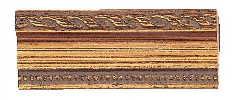 Picture Frame Moulding (Wood) 18Ft Bundle - Traditional Antique Gold ...