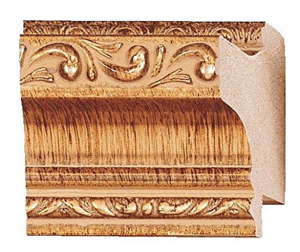 Picture Frame Moulding (Wood) 18Ft Bundle - Traditional Antique Gold ...