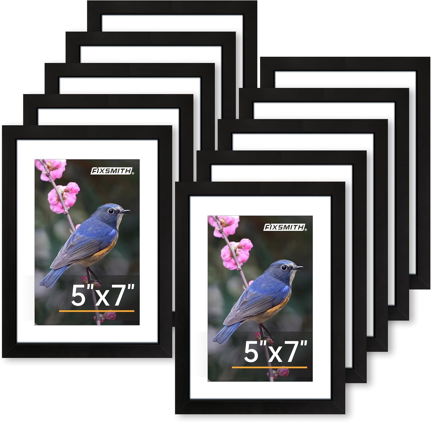 Picture Frame Photo Frame with HD Plexiglass, Display Pictures with Mat ...