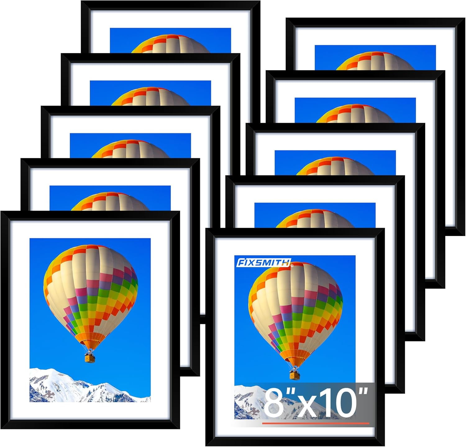 Picture Frame Photo Frame with HD Plexiglass, Display Pictures with Mat ...