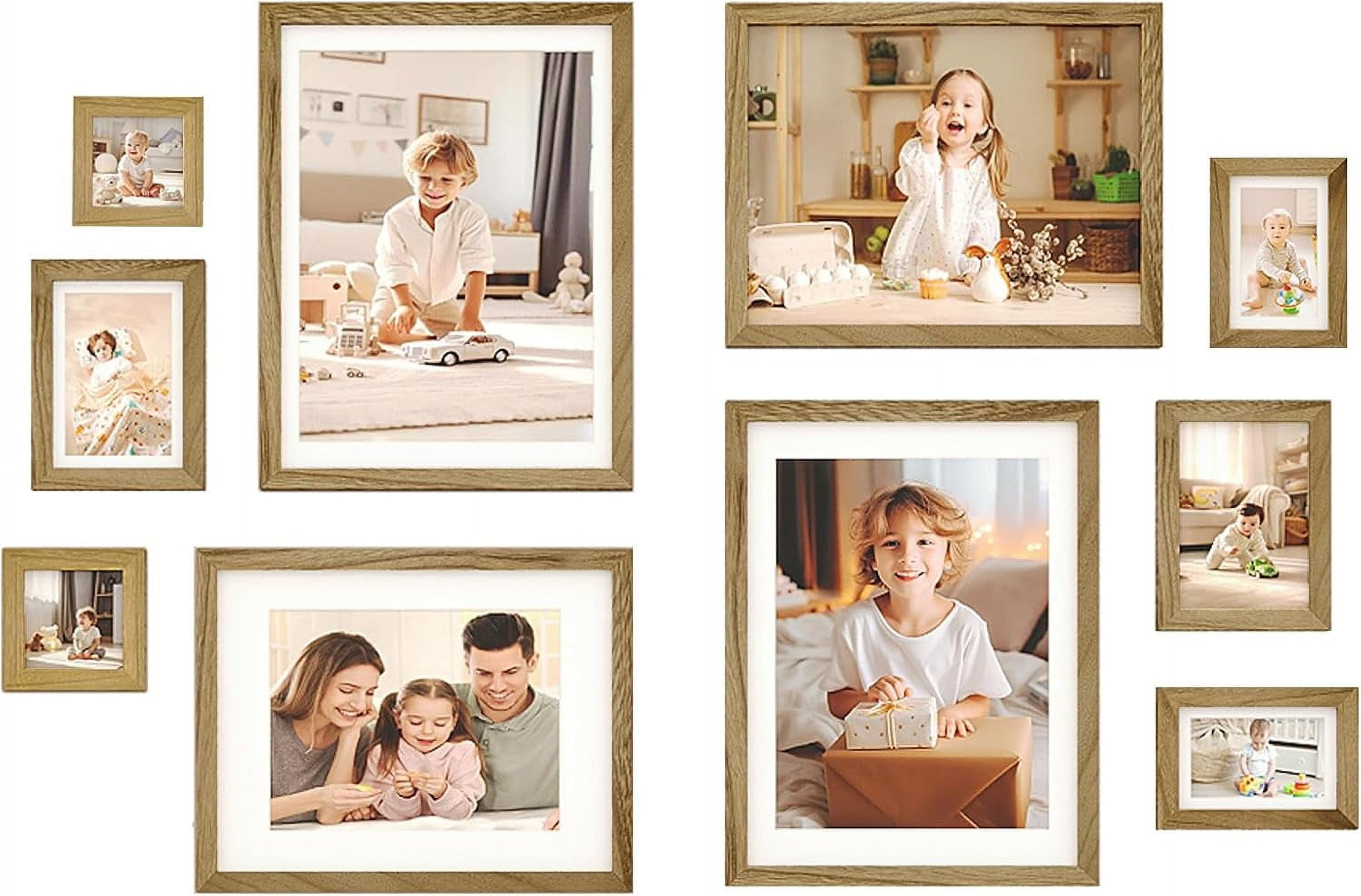 Picture Frame Set - 10 Assorted Sizes, Collage Wall Decor with 12x16 ...