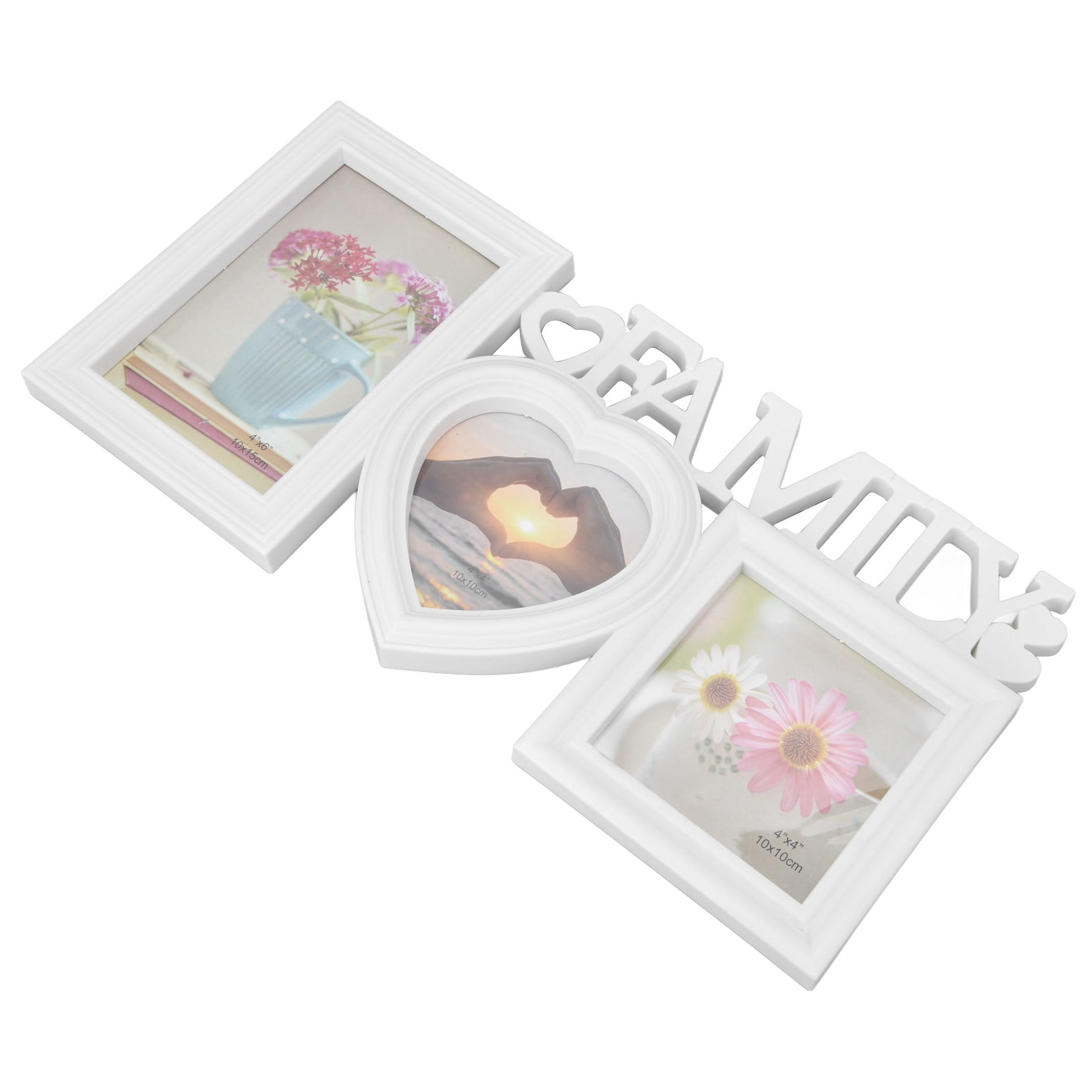 Picture Frame Unique Design Modern Style Beautiful Stylish 3 Hole Love ...