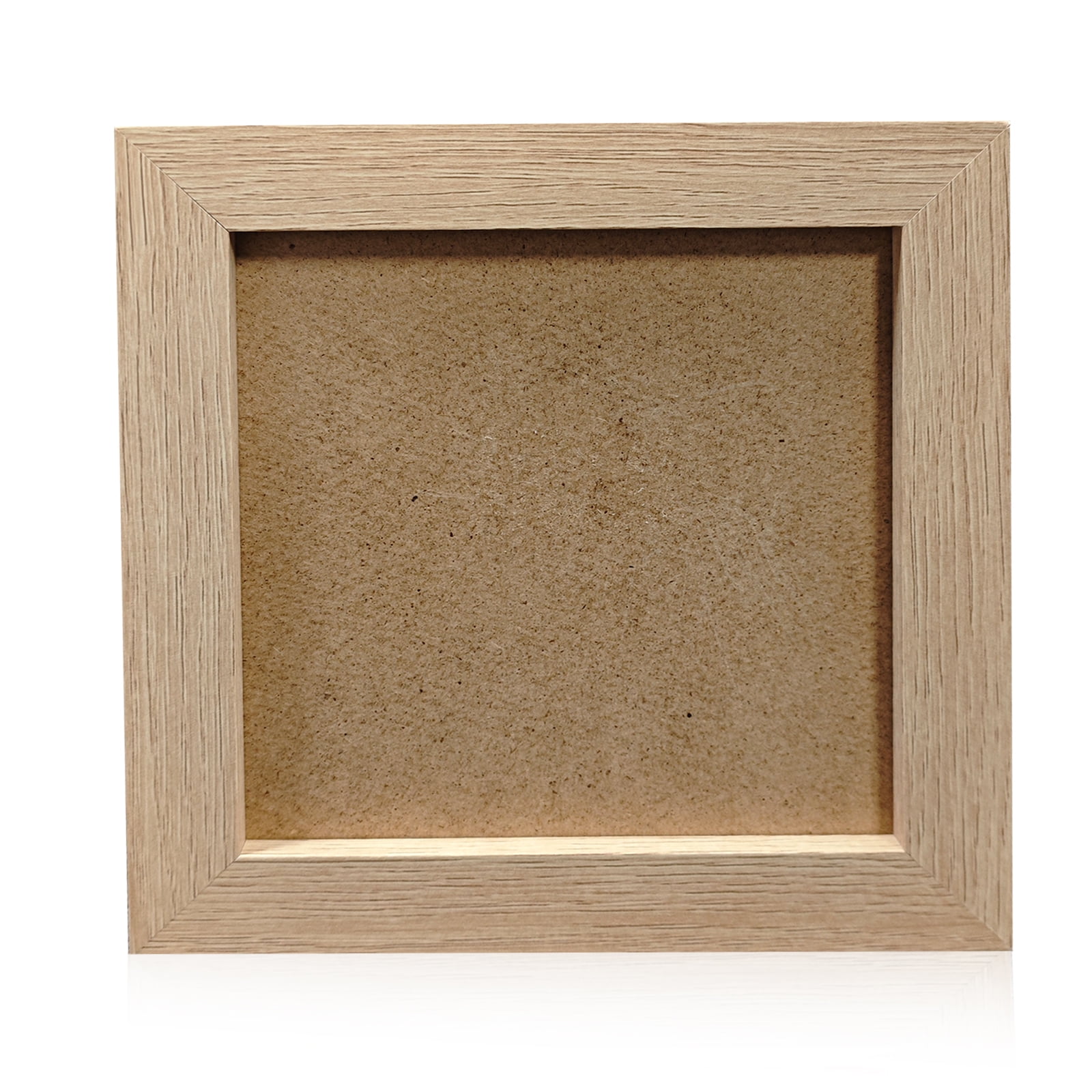 Picture Frame Wood with Mat, Natural Solid Teak Wooden Photo Frames for ...