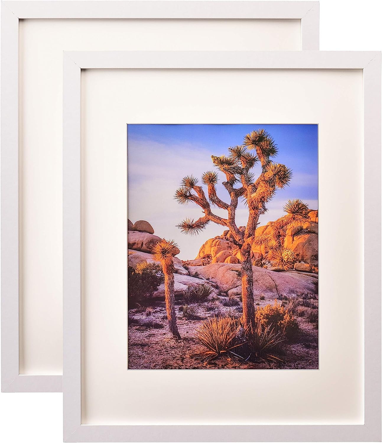 Walmart White Picture Frames 16x20 inches Matted to 11x14, Lightweight ...