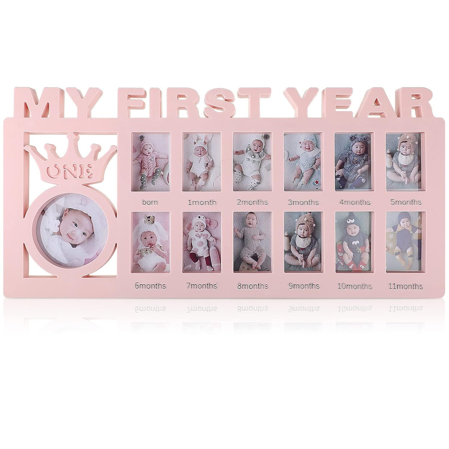 Picture Frames, Baby Picture Frame, Newborn Baby's First Twelve Months ...