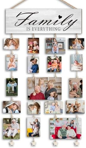 Picture Frames Collage Photo Hanging Display Picture Board,Family ...