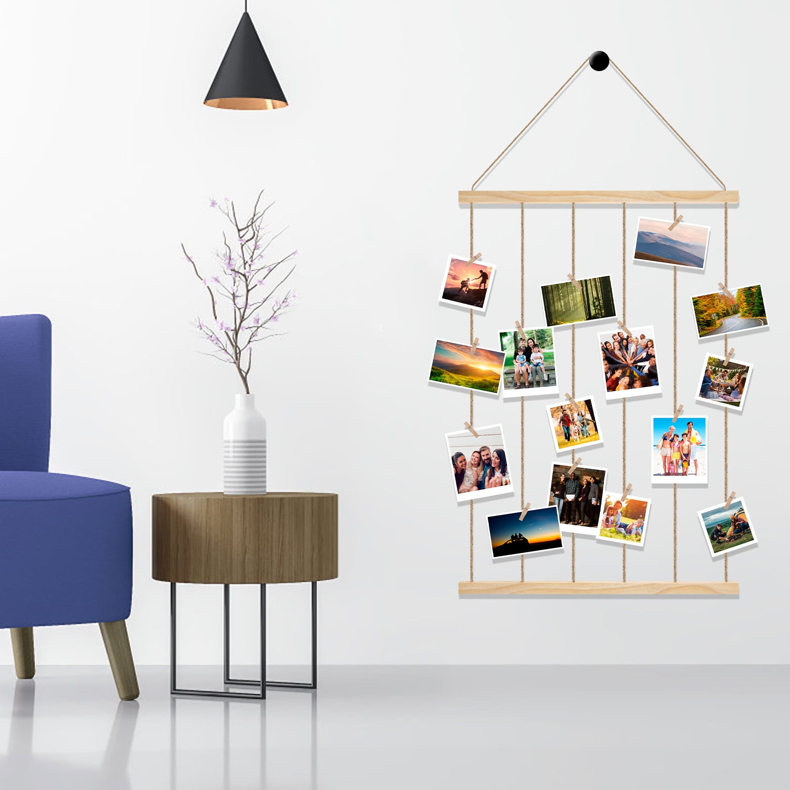 Picture Frames Collage Wall Decor Easy to Install Sturdy Hanging ...