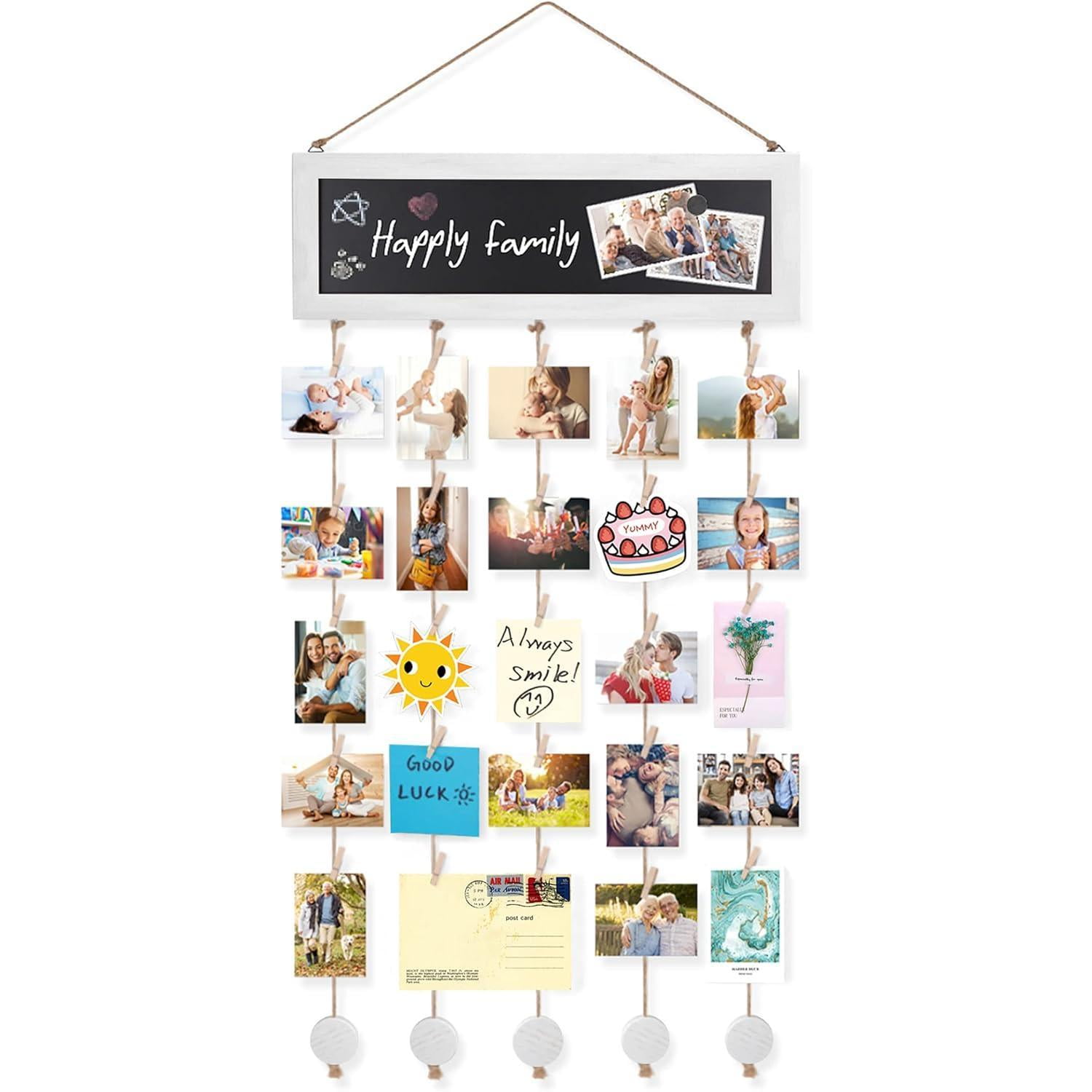 Picture Frames Collage Wall Decor Hanging Photo Display Multi Pictures ...