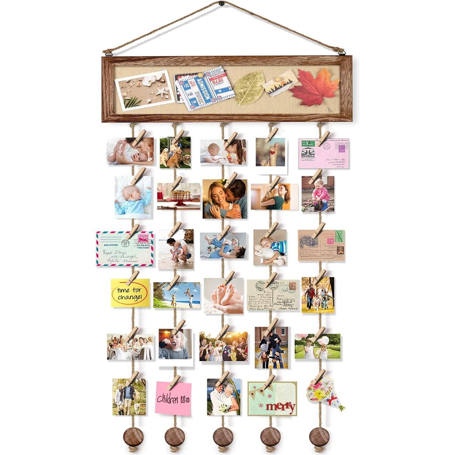 Picture Frames Collage Wall Decor Hanging Photo Display Multi Pictures ...